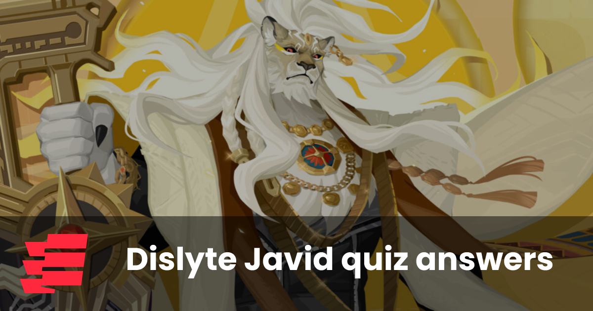 Dislyte Javid quiz answers | esports.gg